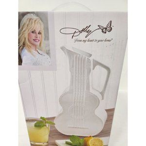 Dolly Parton | Dining | Dolly Parton Guitar Shaped White Pitcher 78oz ...